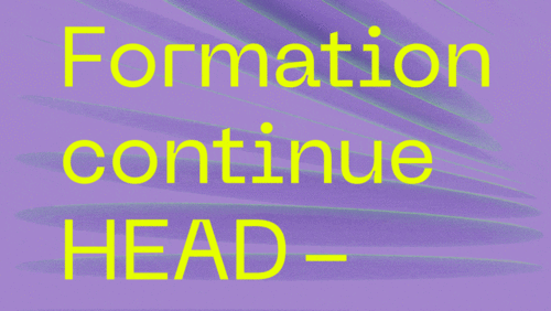 La HEAD lance un cycle de formation continue alliant création et ...